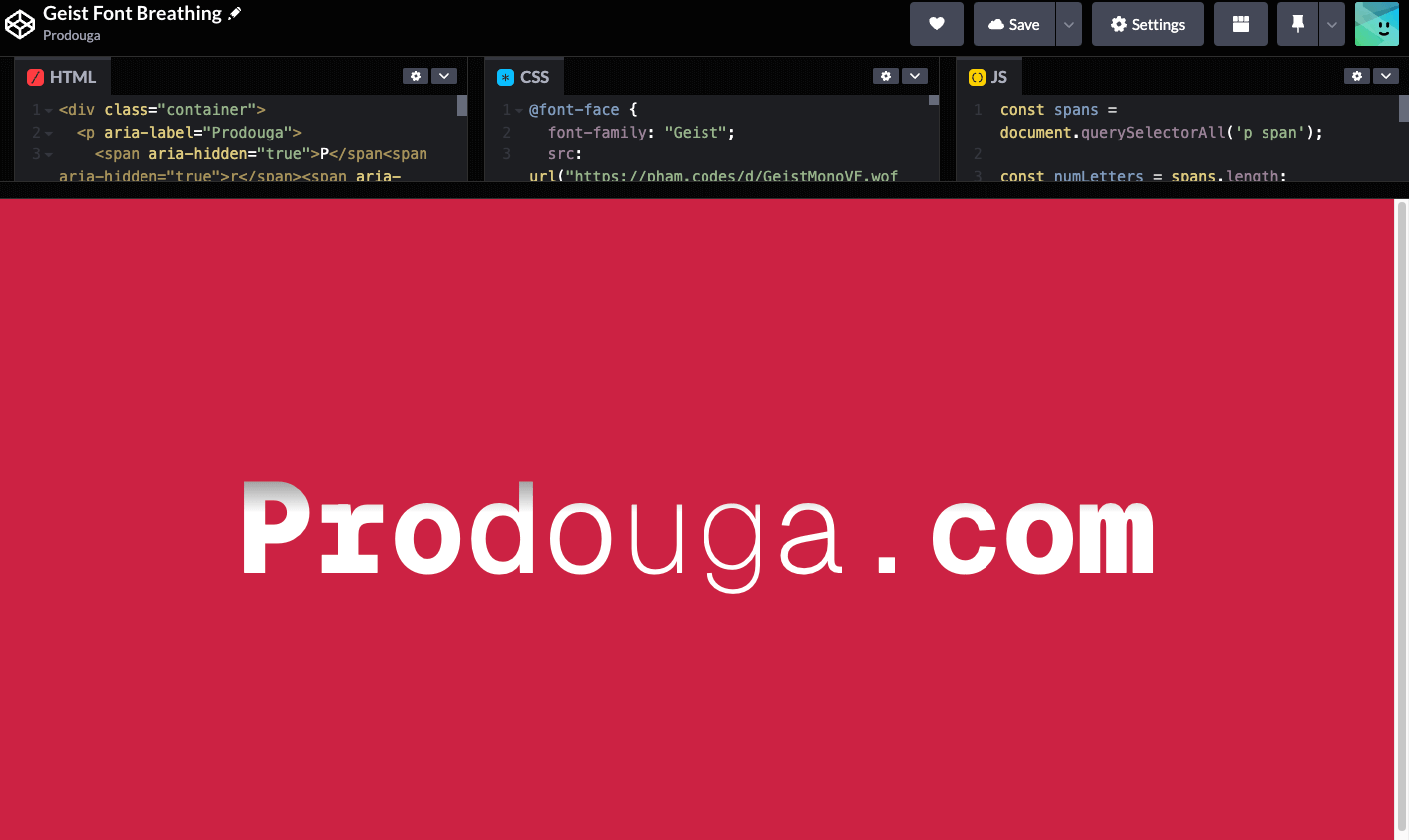 CSSとJavaScriptで作るロゴアニメーション